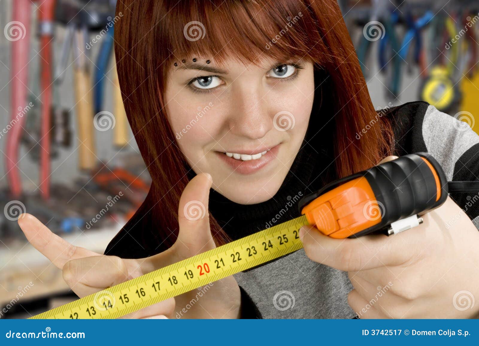Redhead Girl With Ruler Royalty Free Stock Photography - Image: 3742517 Redhead Girl With Ruler Royalty Free Stock Photography - Image: 3742517