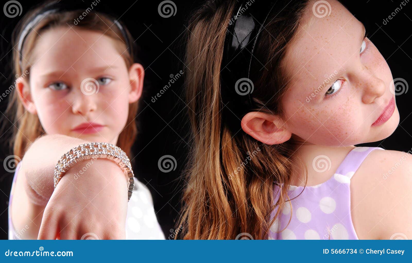 Rivalry Between Girls Stock Images - Image: 5666734 Rivalry Between Girls Stock Images - Image: 5666734