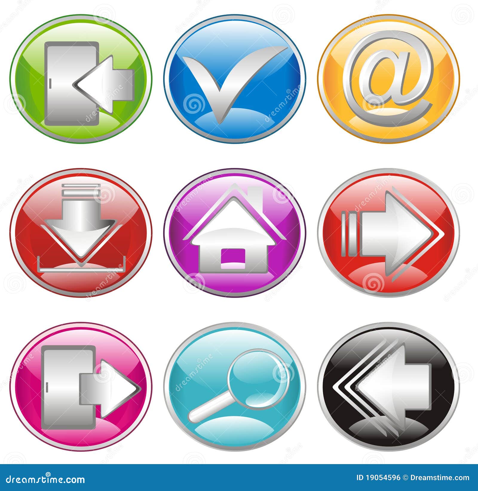 Round Web Icons / Buttons Royalty Free Stock Image - Image: 19054596 Round Web Icons / Buttons Royalty Free Stock Image - Image: 19054596