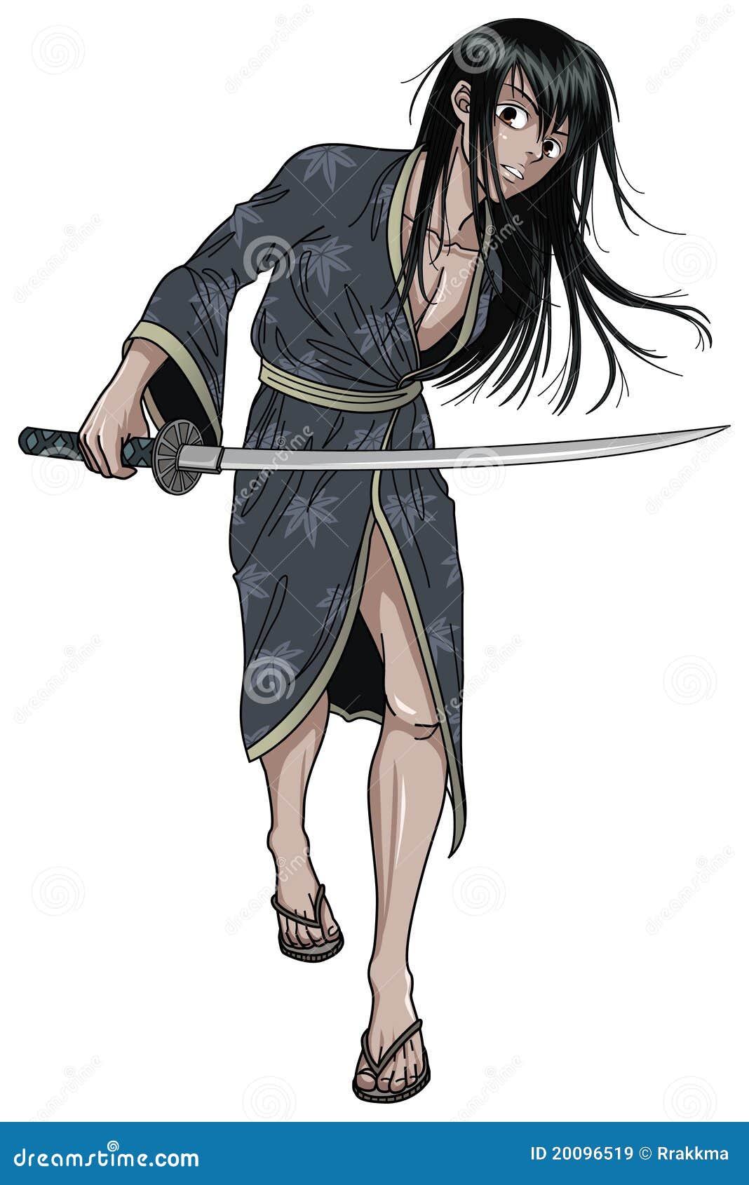 Samurai Stance Royalty Free Stock Images Image 20096519