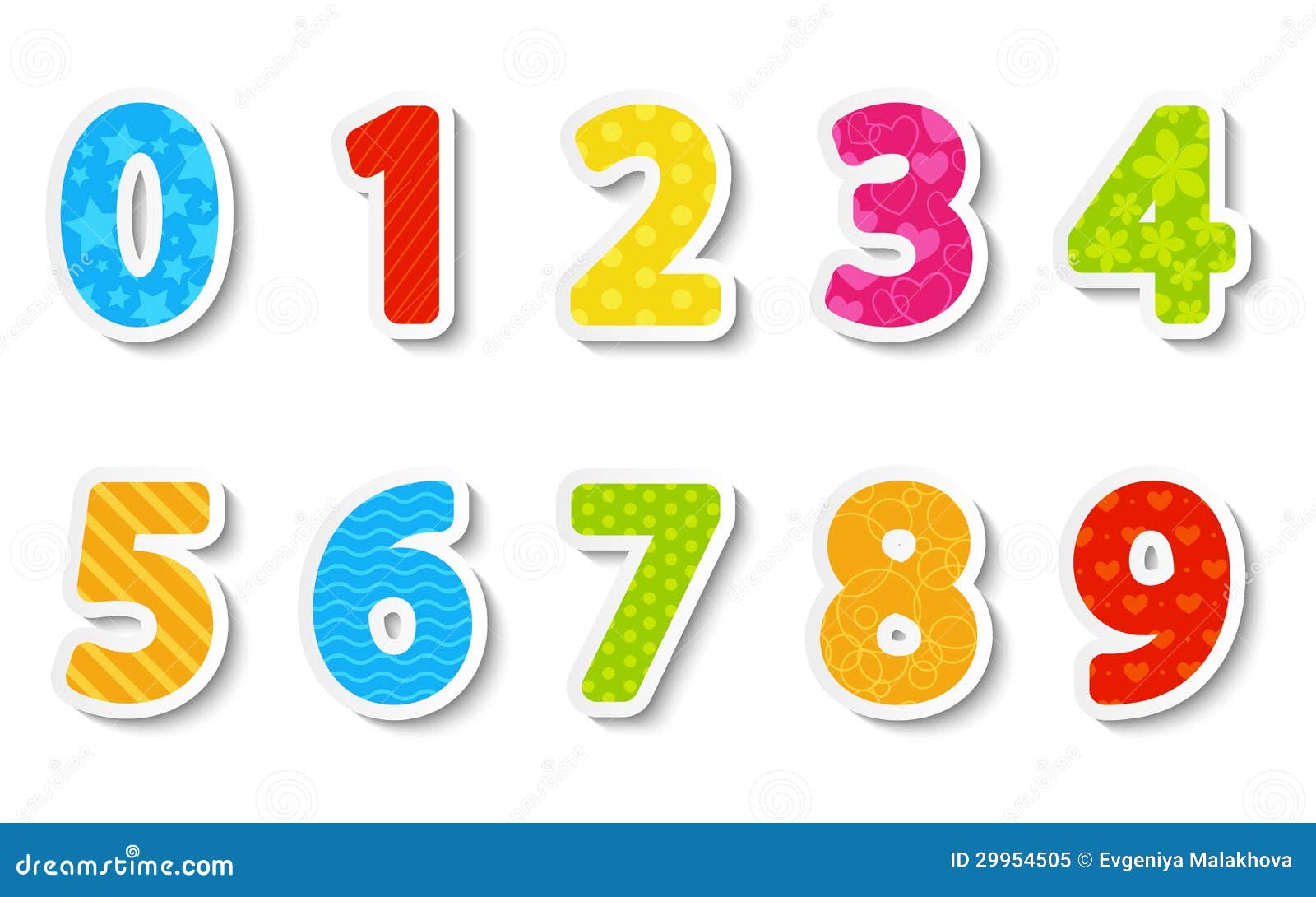 Set Of Color Paper Numbers Royalty Free Stock Photo - Image: 29954505 Set Of Color Paper Numbers Royalty Free Stock Photo - Image: 29954505