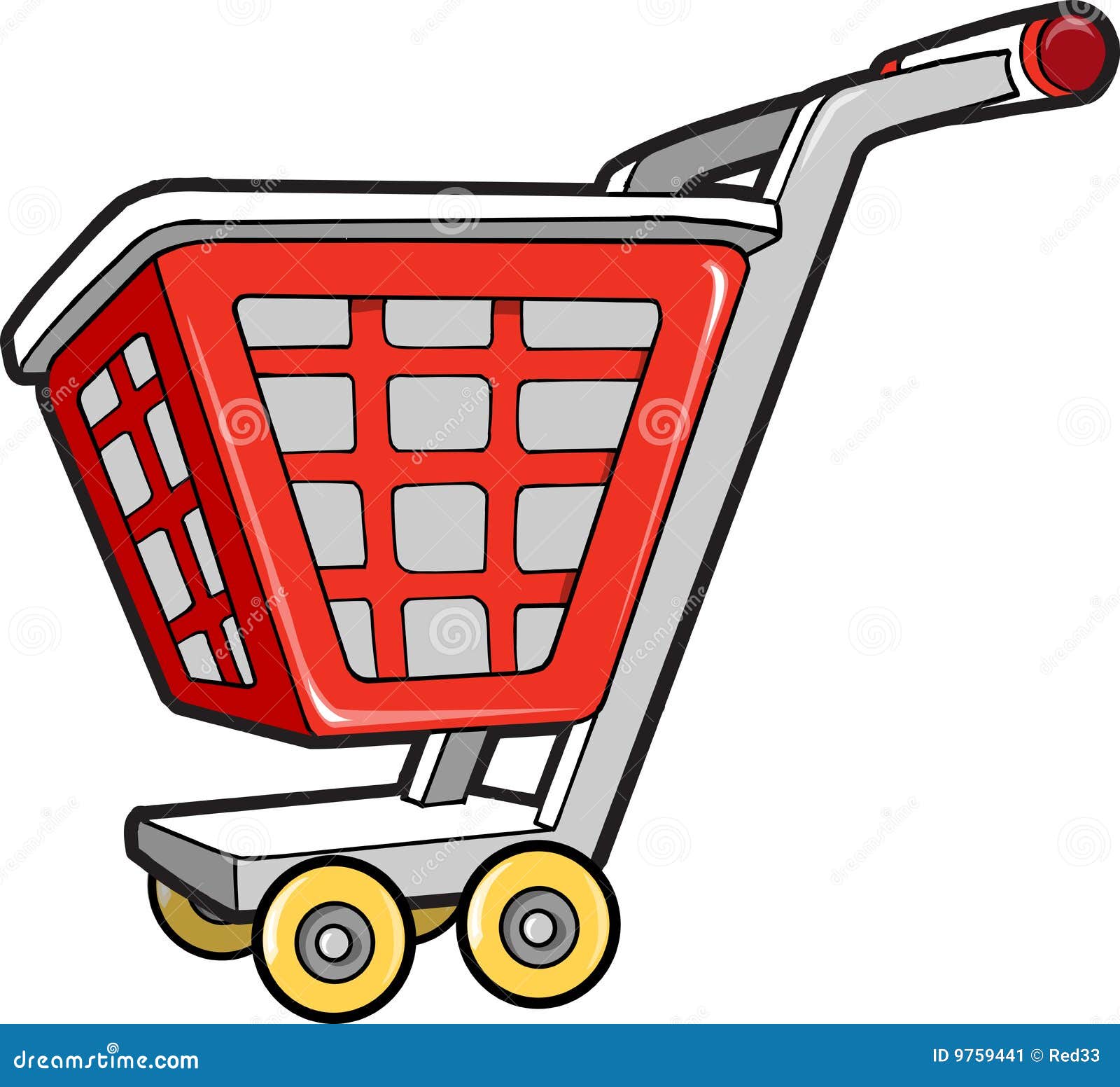 Shopping Cart Vector Illustration Stock Image Image 9759441