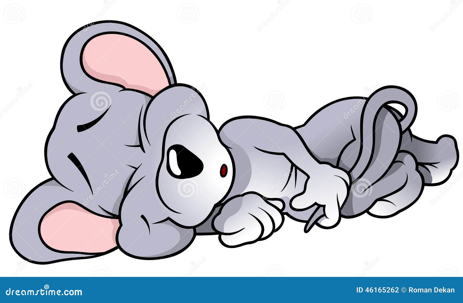 Sleeping Mouse Stock Vector - Image: 46165262 Sleeping Mouse Stock Vector - Image: 46165262