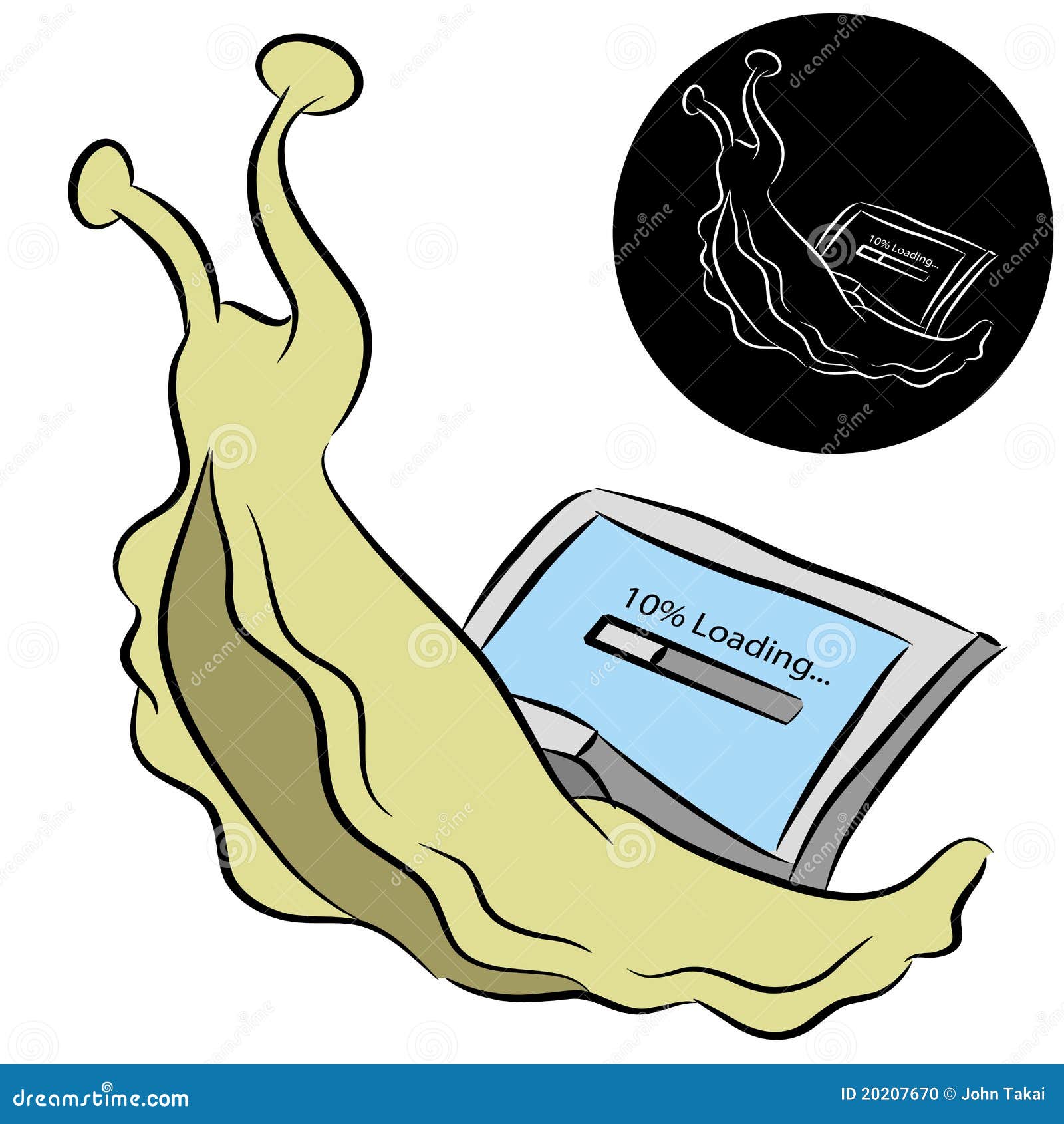 Sluggish Computer Stock Photo - Image: 20207670 Sluggish Computer Stock Photo - Image: 20207670