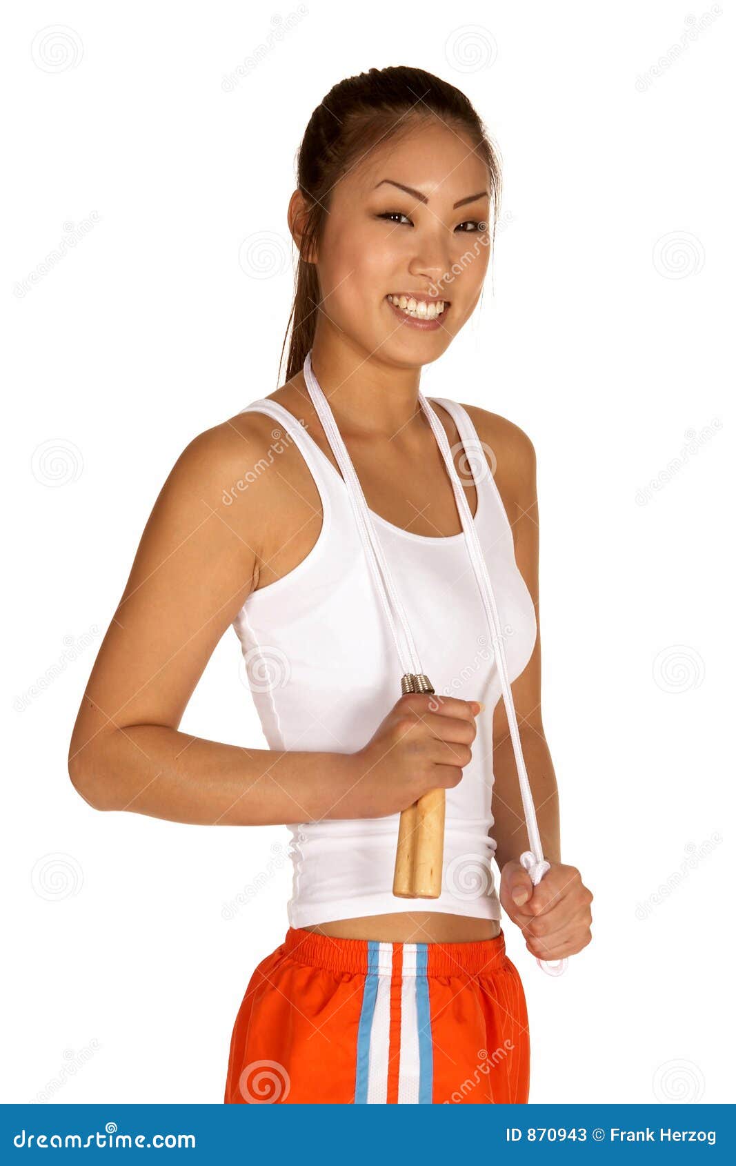 Smiling Young Asian Woman With Jump Rope Stock Photos - Image: 870943 Smiling Young Asian Woman With Jump Rope Stock Photos - Image: 870943