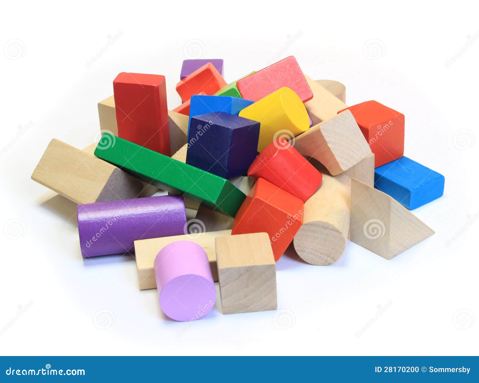 Stack Of Colorful Wooden Building Blocks Stock Photo - Image: 28170200 Stack Of Colorful Wooden Building Blocks Stock Photo - Image: 28170200