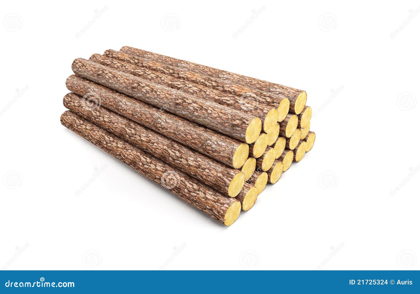 Stack Of Pine Logs Stock Images Image 21725324