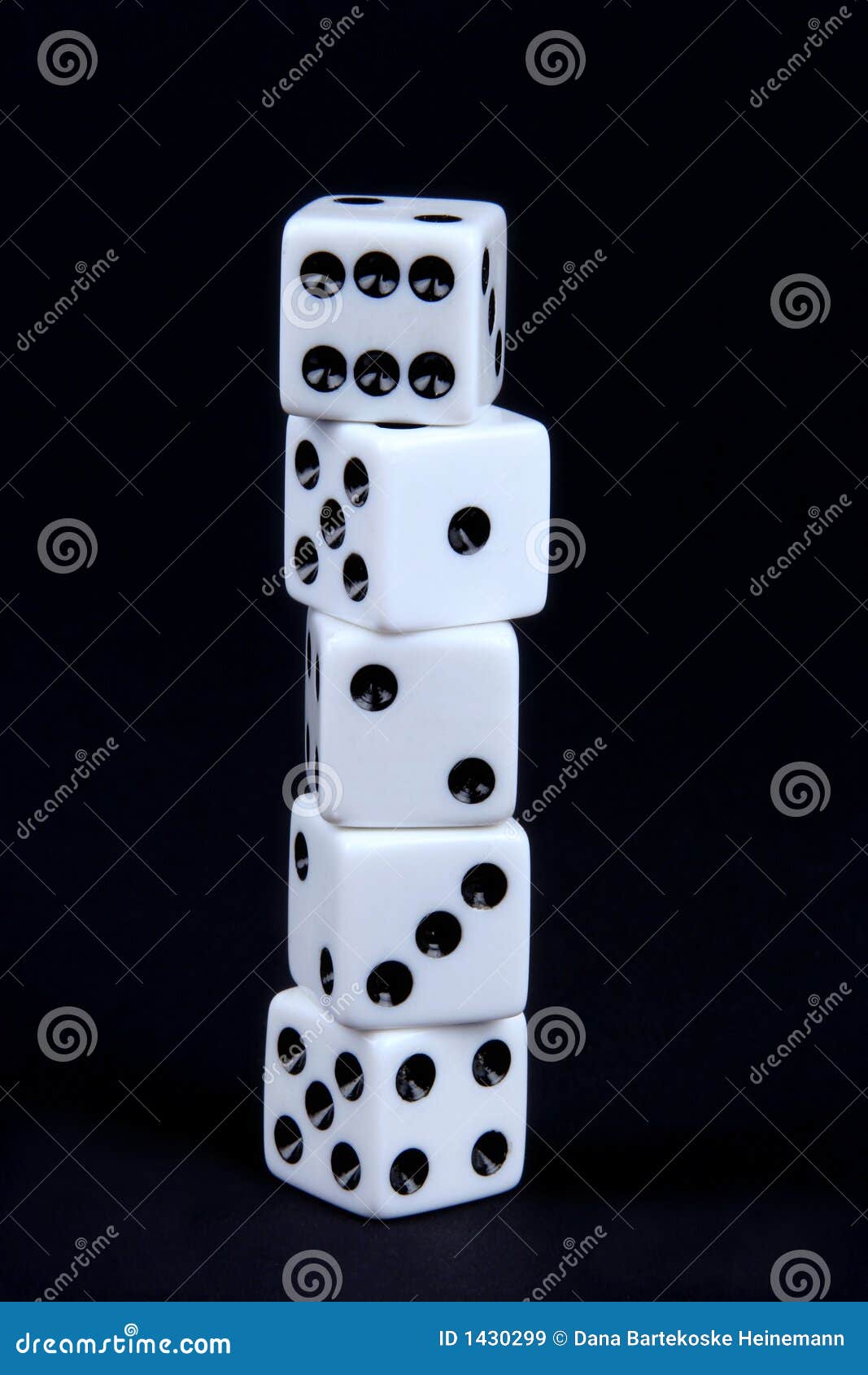 Stacked Dice Royalty Free Stock Images - Image: 1430299 Stacked Dice Royalty Free Stock Images - Image: 1430299
