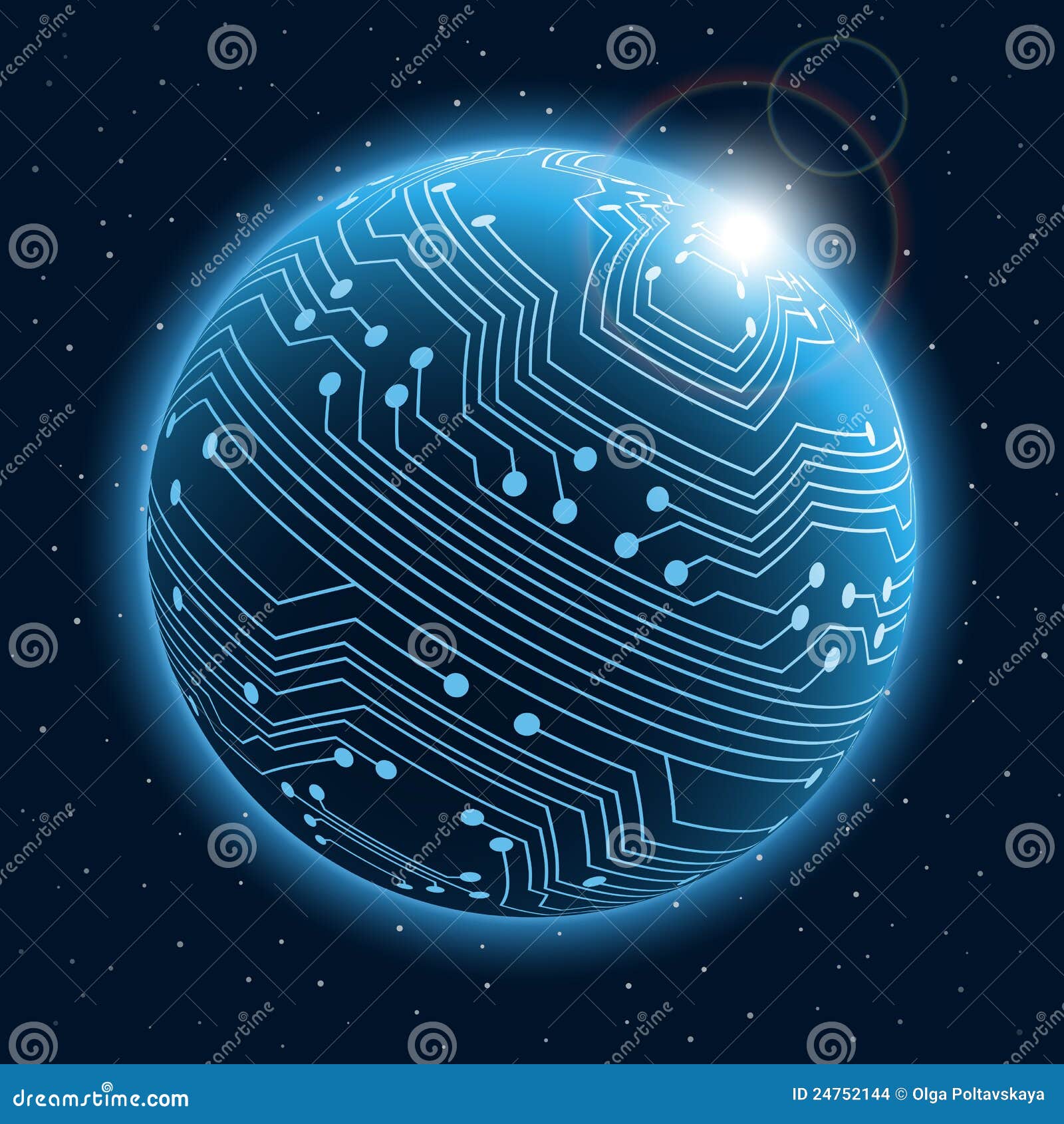 Technology Planet Stock Images - Image: 24752144 Technology Planet Stock Images - Image: 24752144