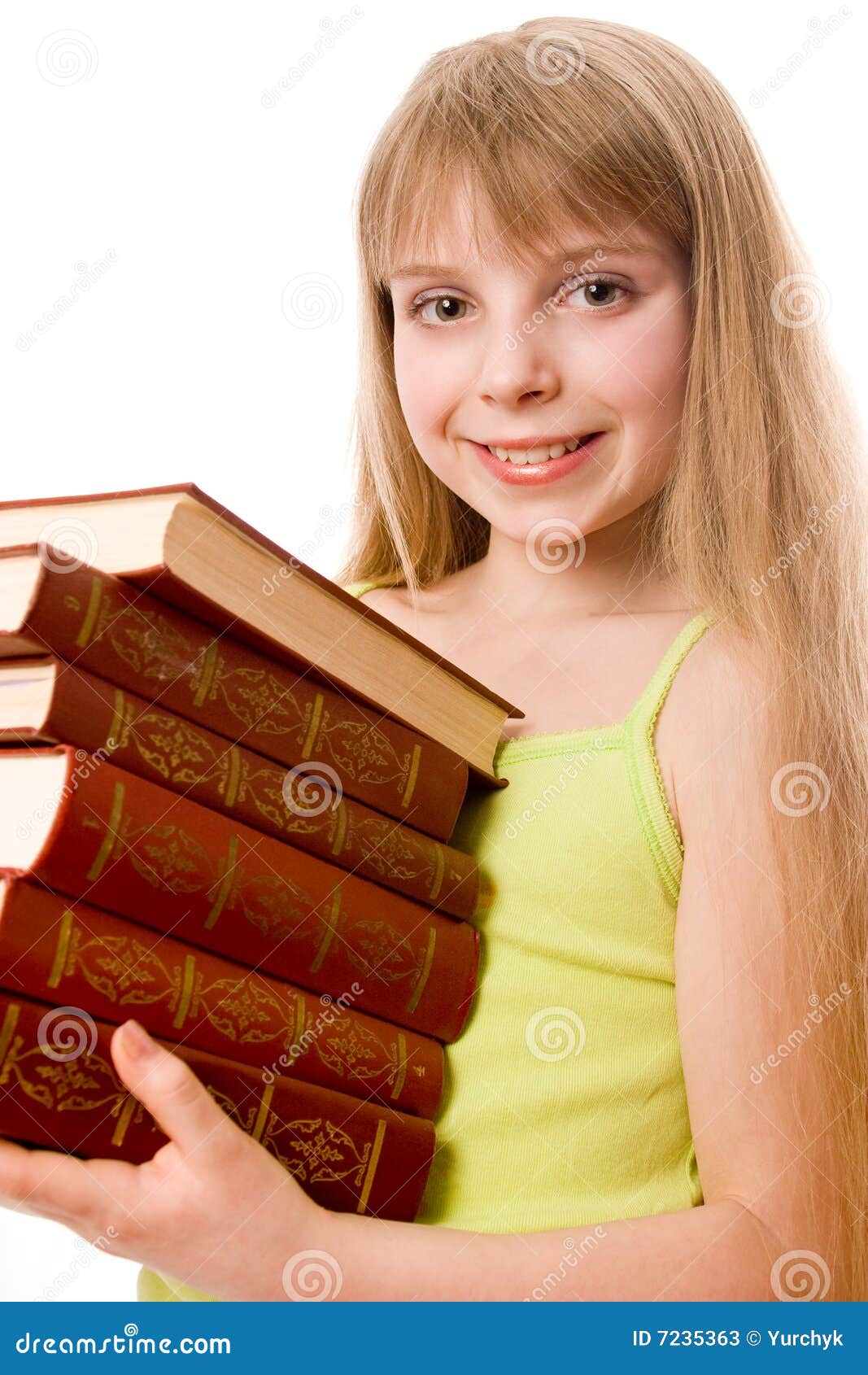 Teenager Girl With Stack Of Books Stock Photos - Image: 7235363 Teenager Girl With Stack Of Books Stock Photos - Image: 7235363