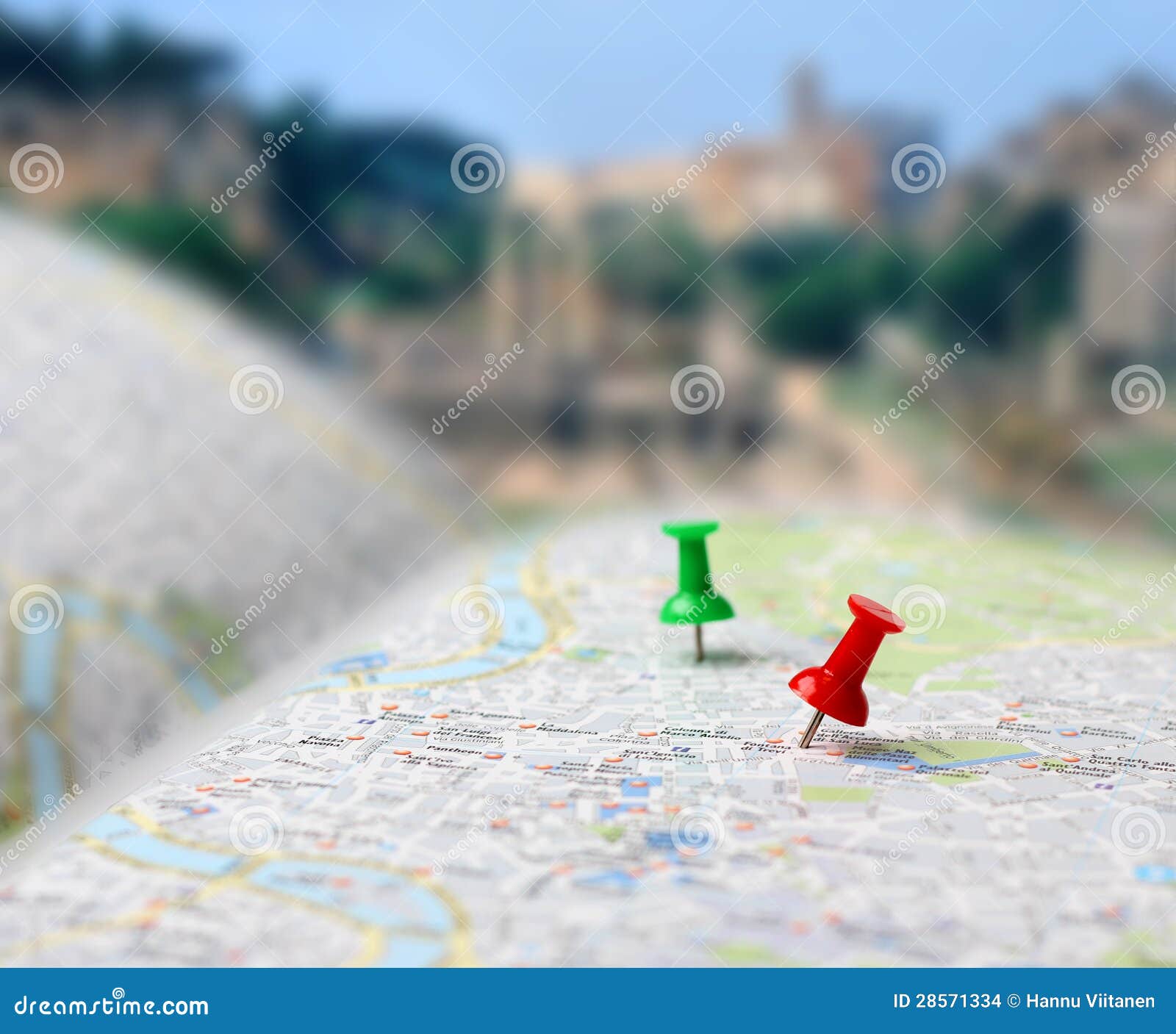 Travel Destination Map Push Pins Blur Stock Images - Image: 28571334 Travel Destination Map Push Pins Blur Stock Images - Image: 28571334