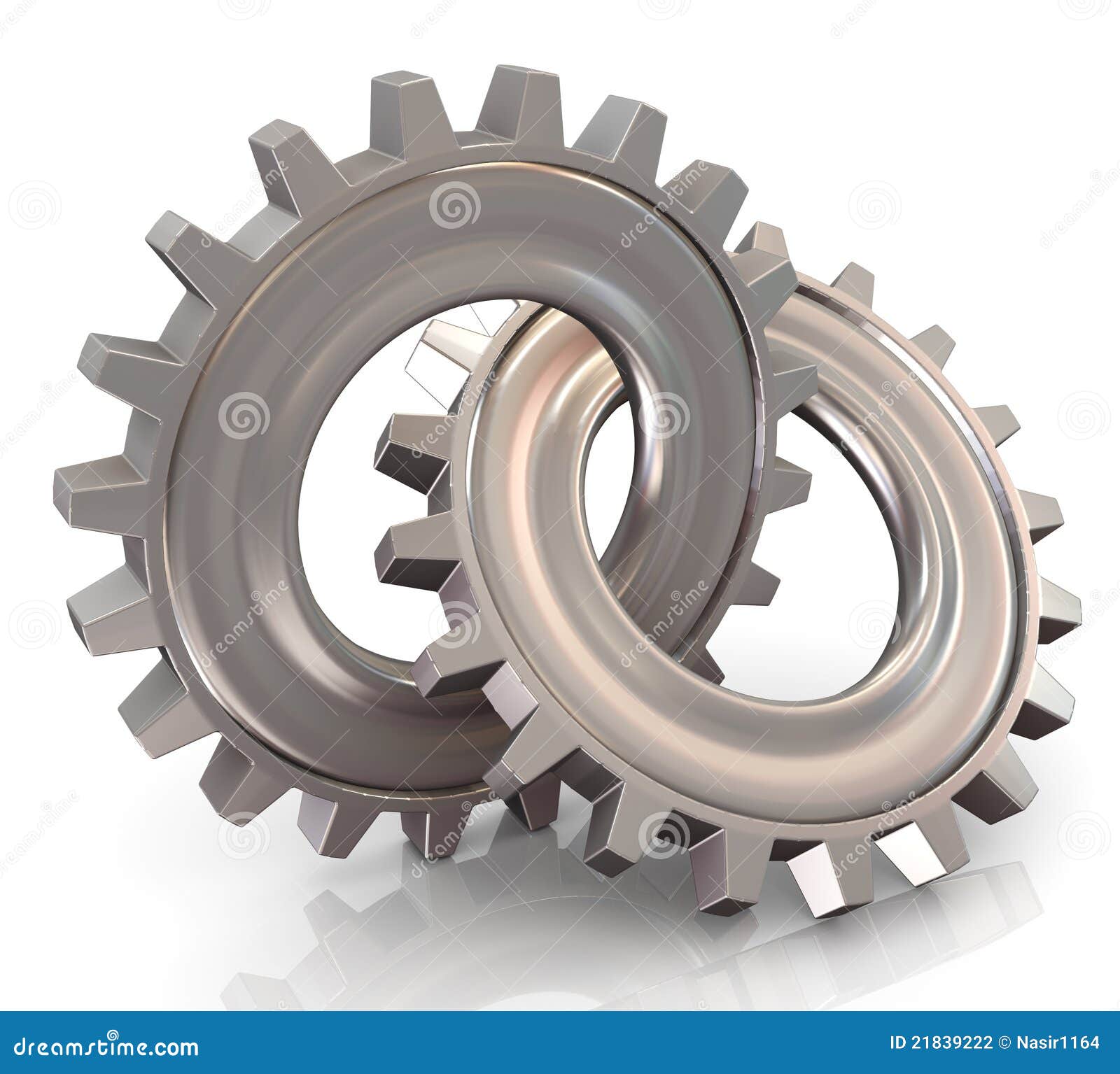 Two Connected Gear Stock Photography - Image: 21839222 Two Connected Gear Stock Photography - Image: 21839222