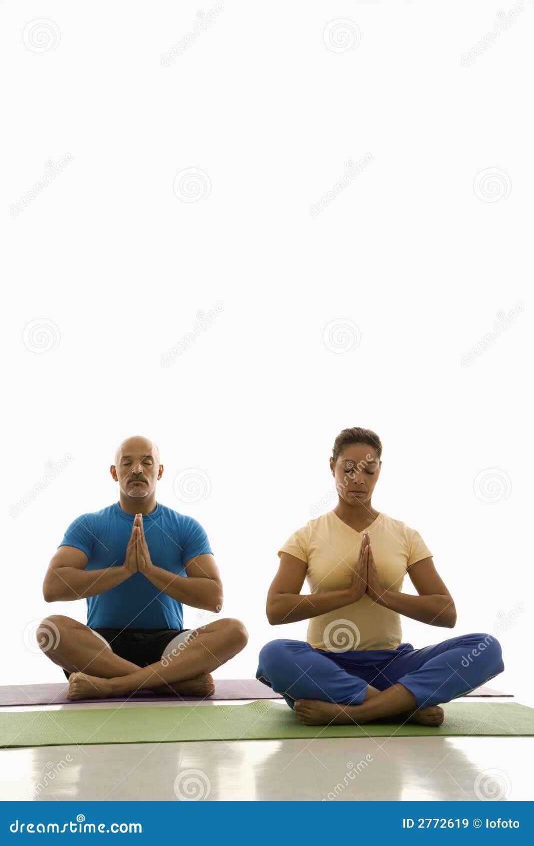 Two People Practicing Yoga. Royalty Free Stock Images - Image: 2772619 Two People Practicing Yoga. Royalty Free Stock Images - Image: 2772619