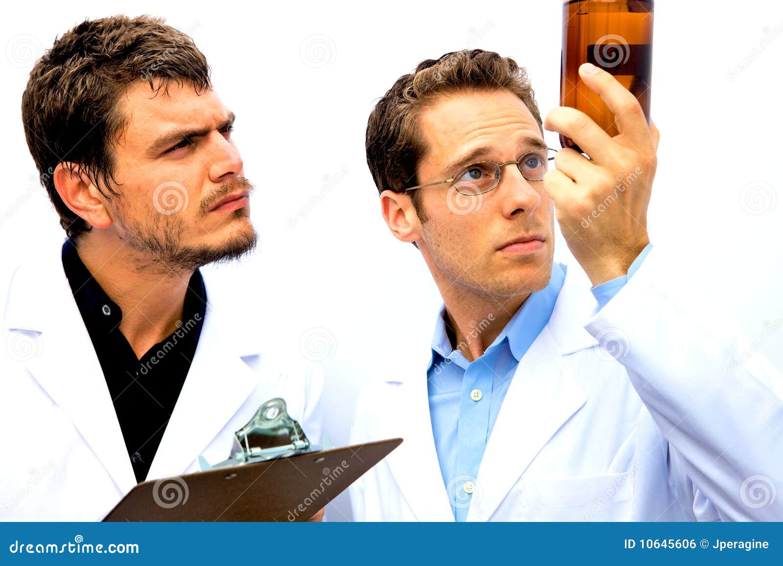 Two Scientists Working Together Royalty Free Stock Image - Image: 10645606 Two Scientists Working Together Royalty Free Stock Image - Image: 10645606