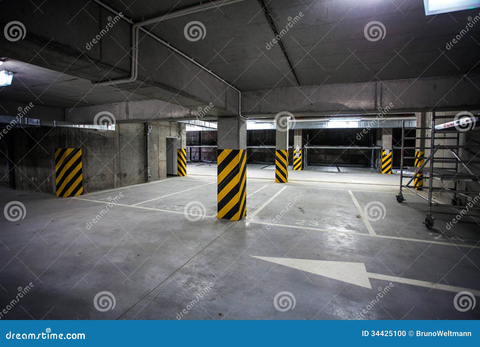 Underground Garage Under Building, Parking Lot Stock Photo - Image ... Underground Garage Under Building, Parking Lot Stock Photo - Image ...