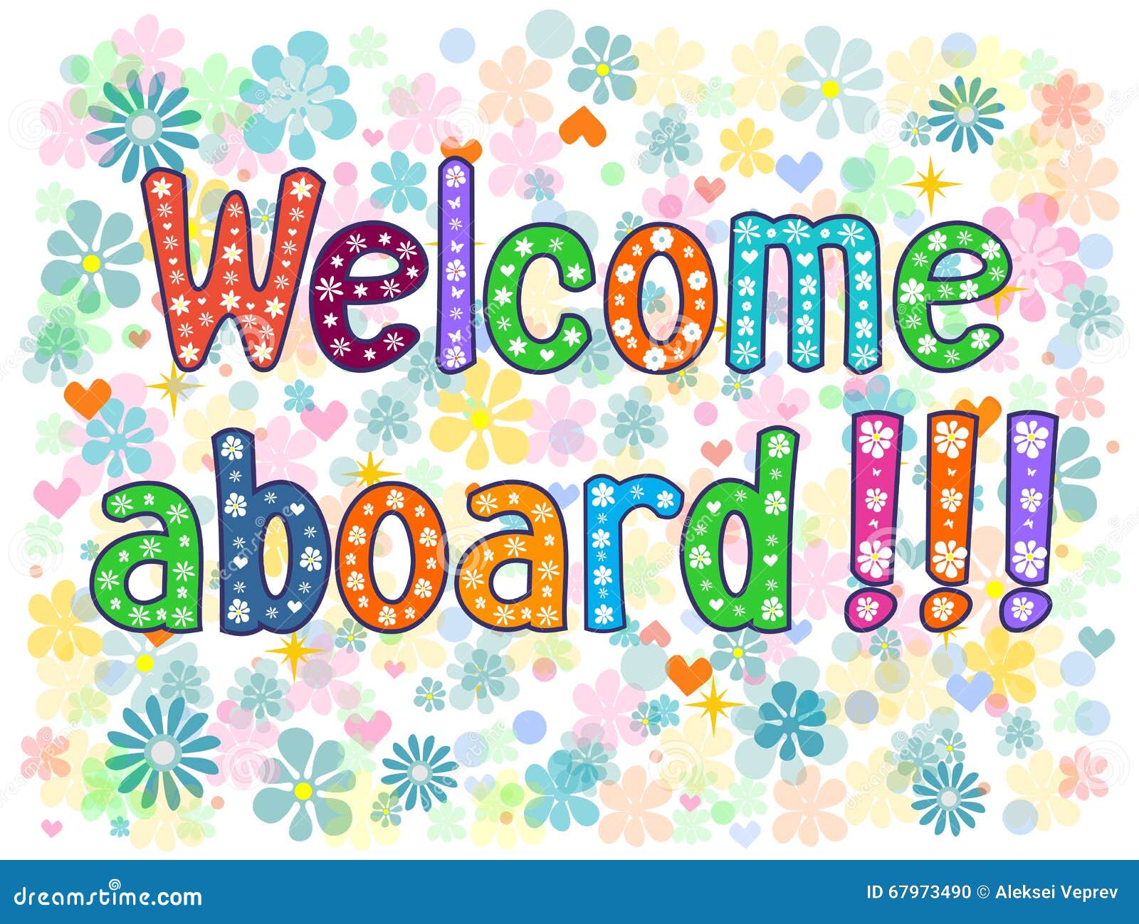 Welcome Aboard. Decorative Lettering Text. Stock Vector - Image: 67973490 Welcome Aboard. Decorative Lettering Text. Stock Vector - Image: 67973490