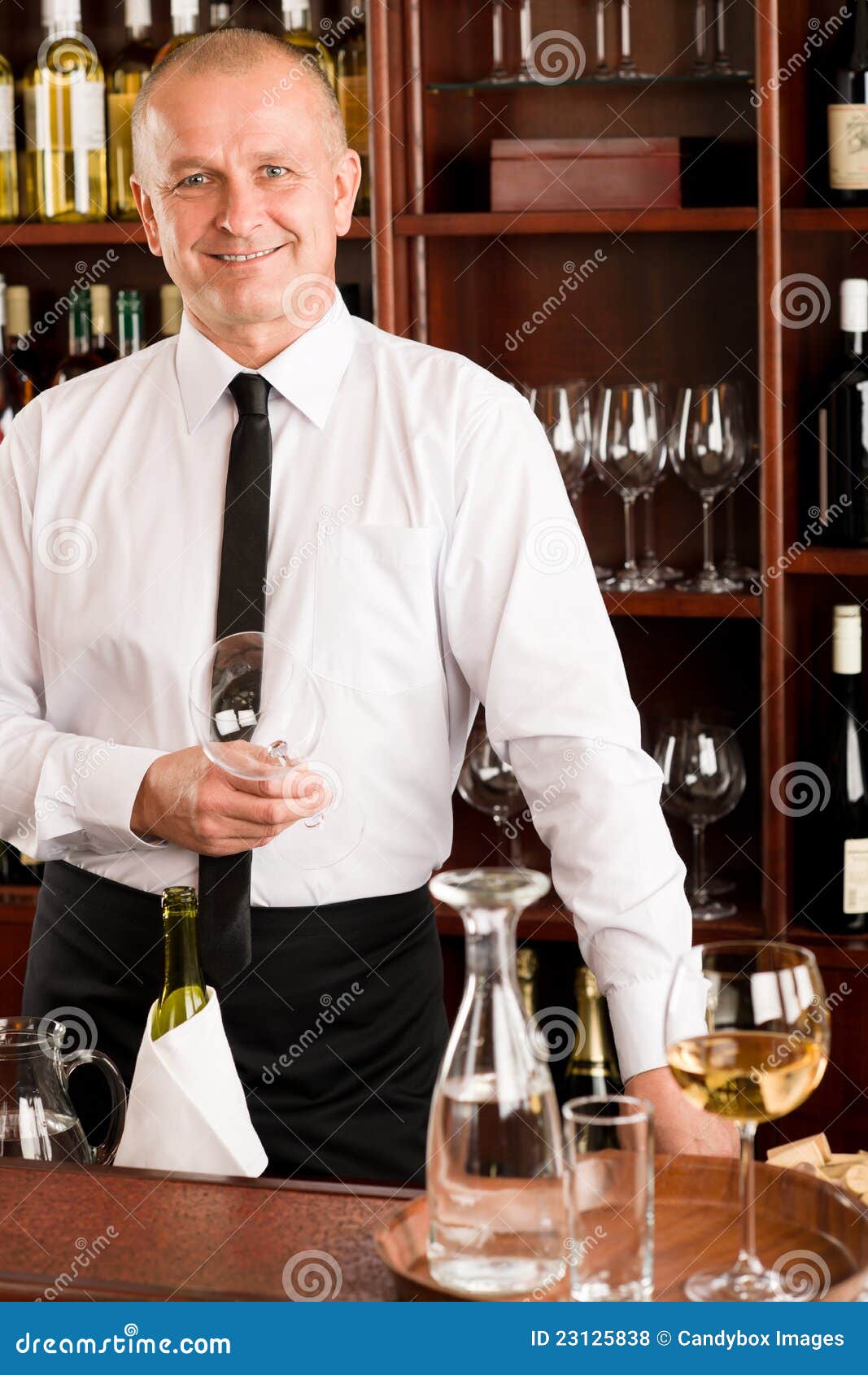 Wine Bar Waiter Happy Male In Restaurant Royalty Free Stock Photos ... Wine Bar Waiter Happy Male In Restaurant Royalty Free Stock Photos ...