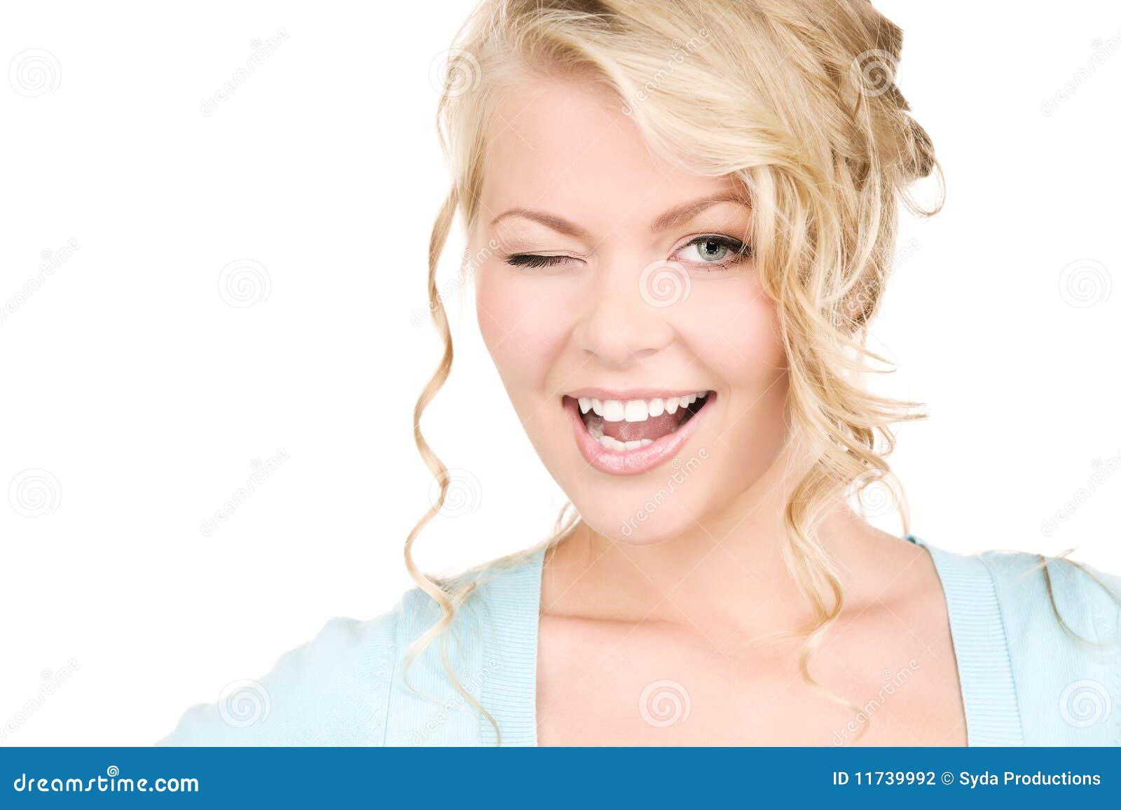 Winking Woman Stock Photography - Image: 11739992 Winking Woman Stock Photography - Image: 11739992