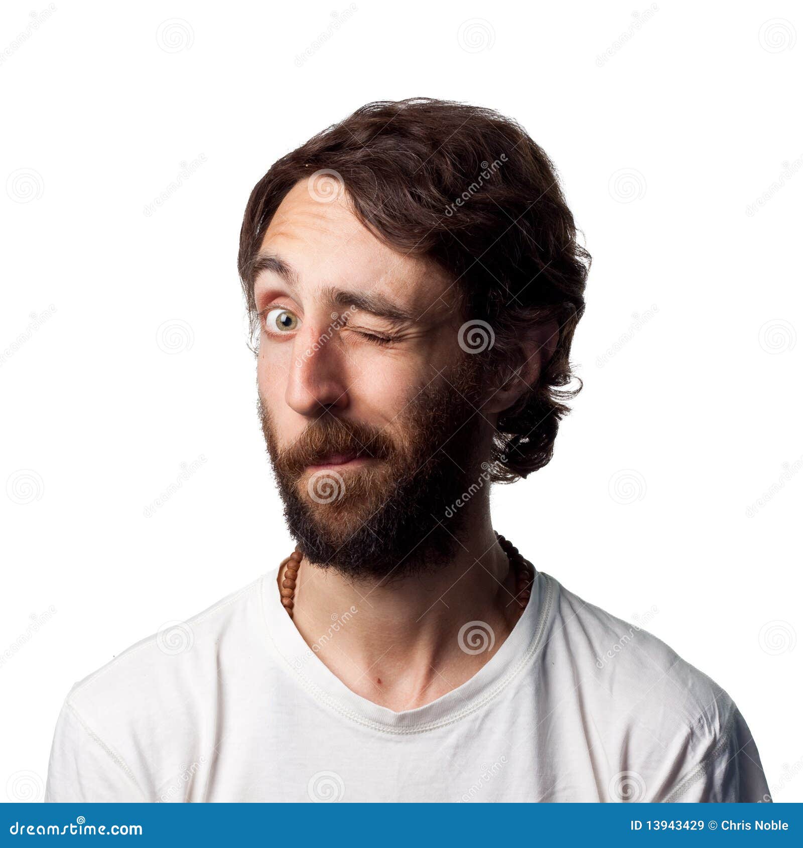 Winking Young Man Royalty Free Stock Images - Image: 13943429 Winking Young Man Royalty Free Stock Images - Image: 13943429