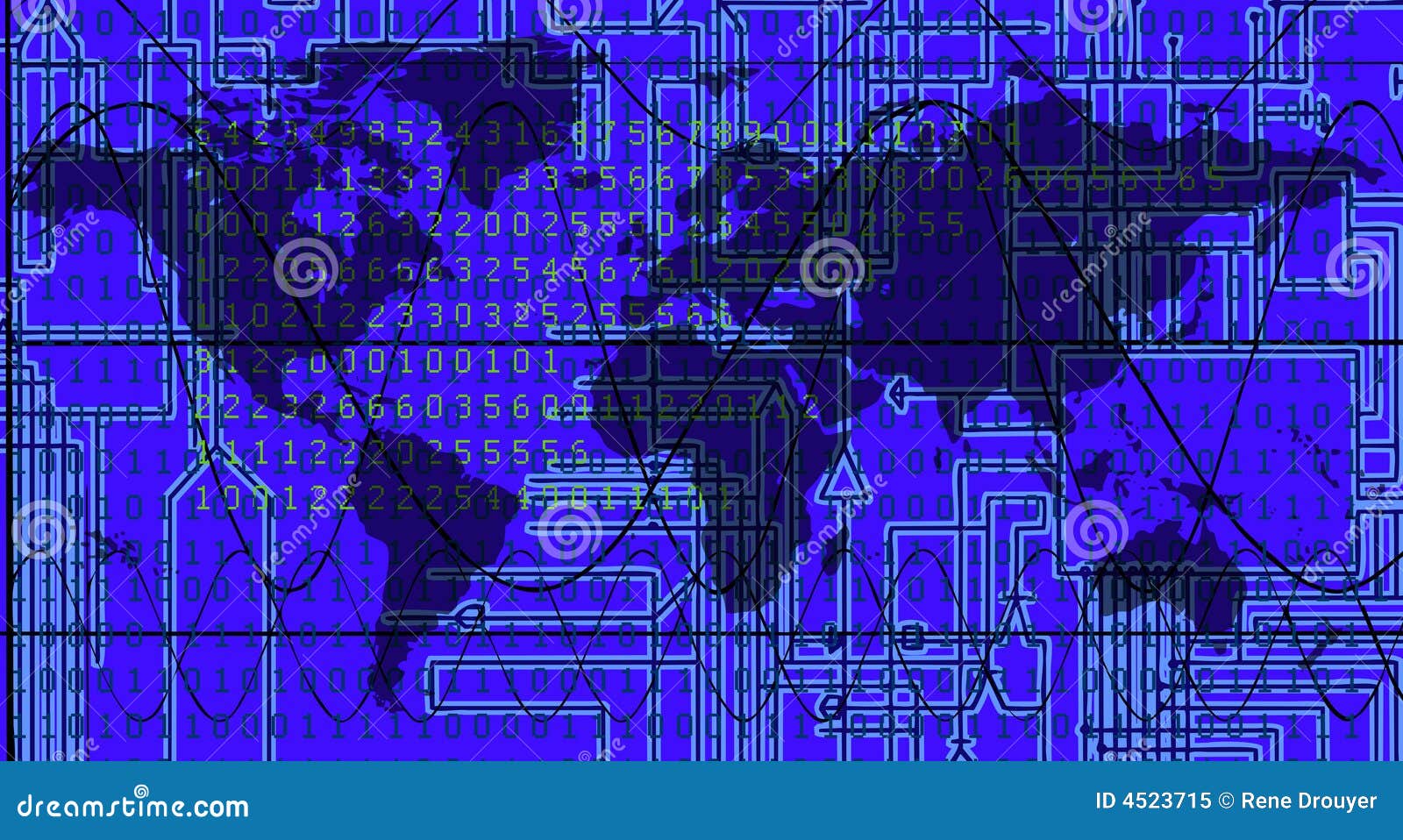 Electronic World Background