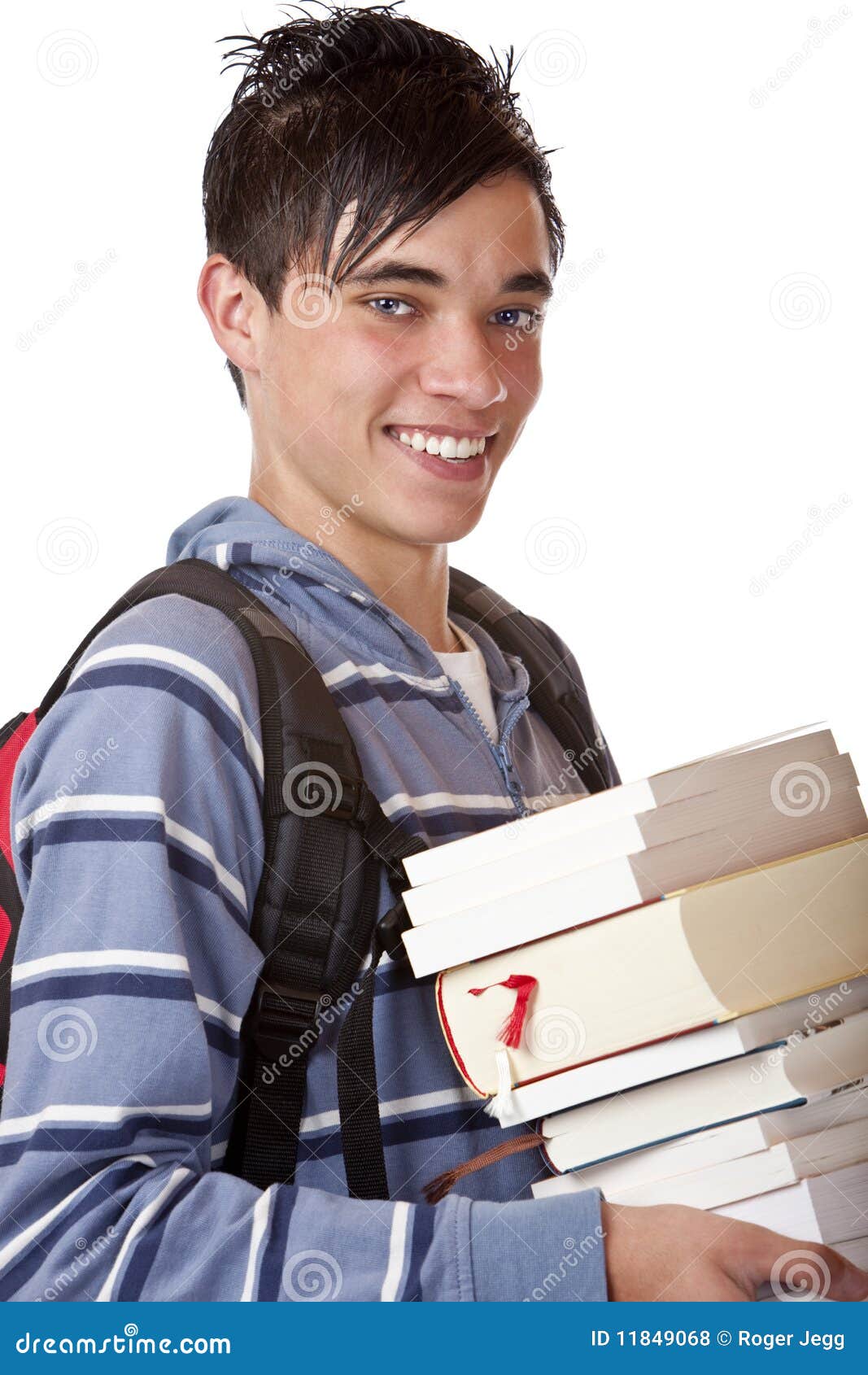 Young, Handsome, Male Student Holding Books Royalty Free Stock Photos ... Young, Handsome, Male Student Holding Books Royalty Free Stock Photos ...
