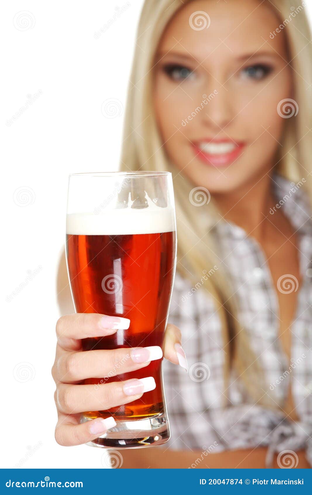Young Woman Giving Beer Stock Images - Image: 20047874 Young Woman Giving Beer Stock Images - Image: 20047874