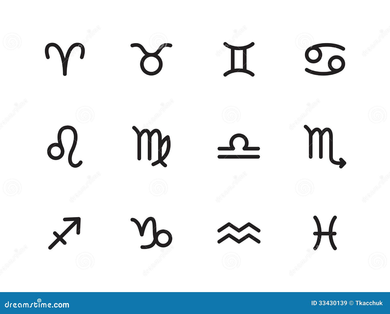 Zodiac Icons On White Background. Royalty Free Stock Images - Image ... Zodiac Icons On White Background. Royalty Free Stock Images - Image ...