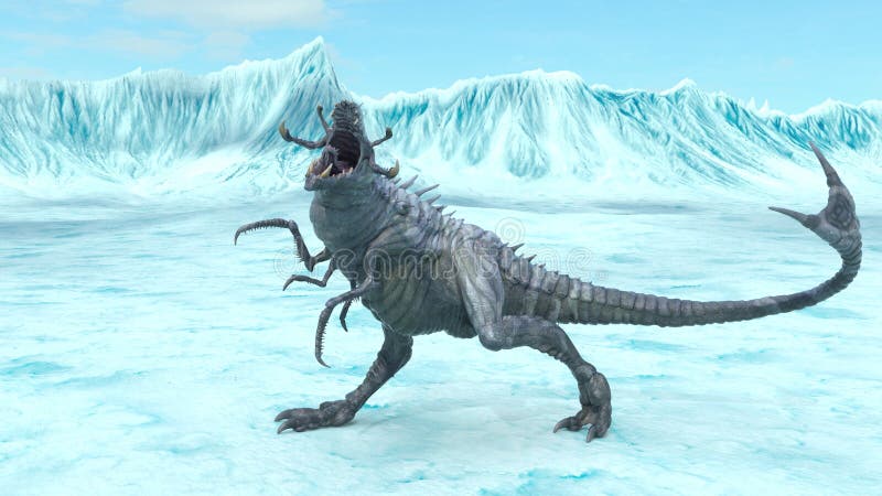 3.ª Representación De Un Monstruo Stock de ilustración - Ilustración de ...