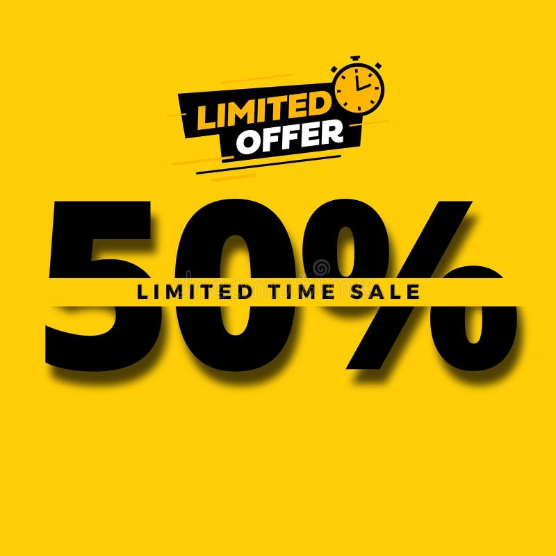 50 Limited Time Sale (5000 - 5000px) Stock Illustration - Illustration ...