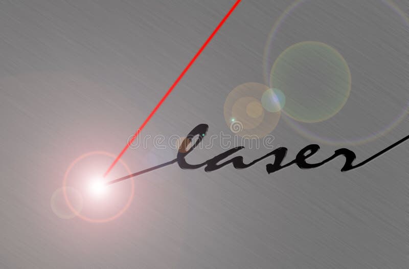 À rayon laser illustration stock. Illustration du lumière - 6066490