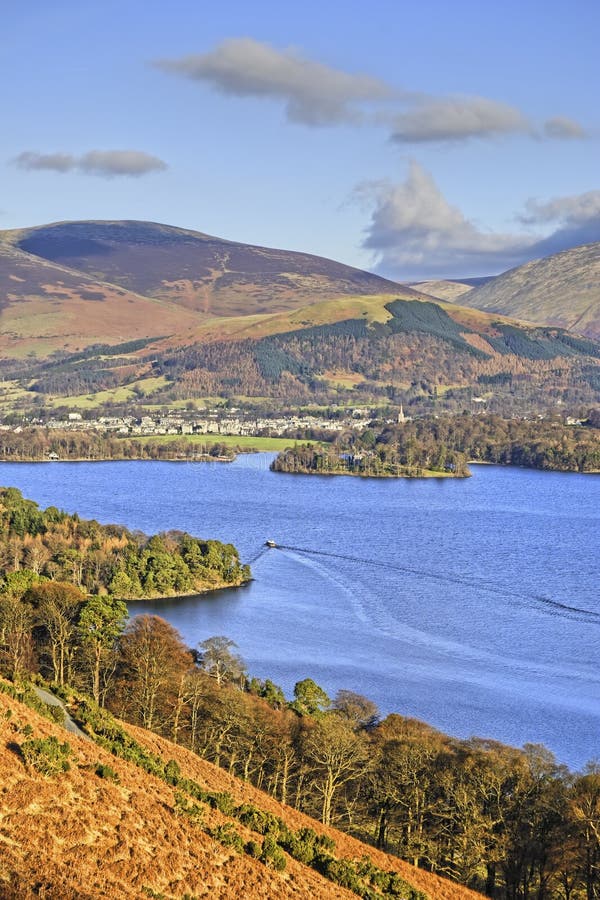 Lago water de Derwent foto de stock. Imagem de montanha - 9941322