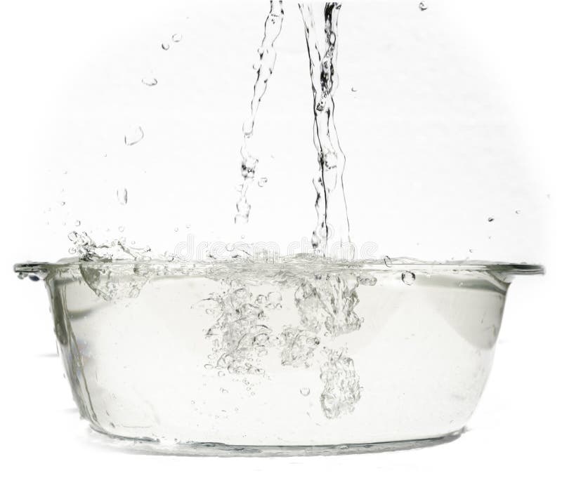 Água a Ferver Em Um Prato Refratário Imagem de Stock - Imagem de bolha ...