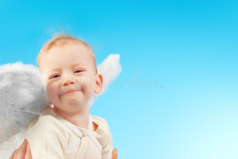 Ángel feliz imagen de archivo. Imagen de adorable, cara - 11270531