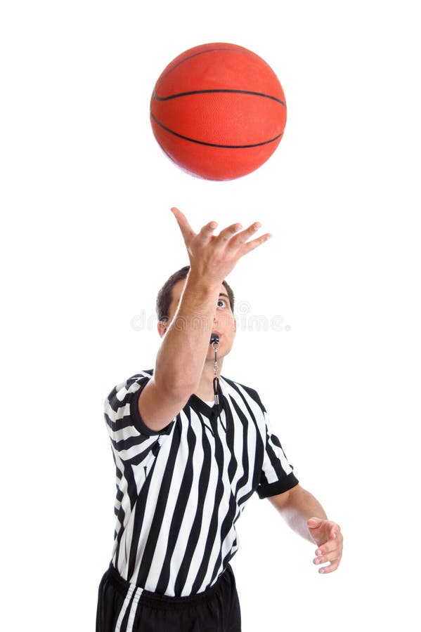Árbitro Adolescente Con Baloncesto Foto de archivo - Imagen de ...