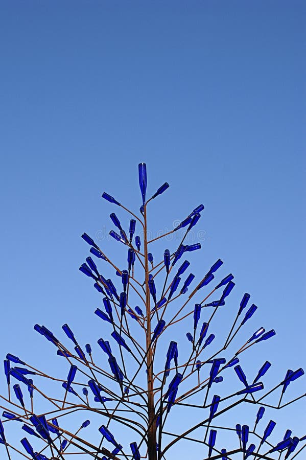 Árbol azul de la botella imagen de archivo. Imagen de tropical - 39962949