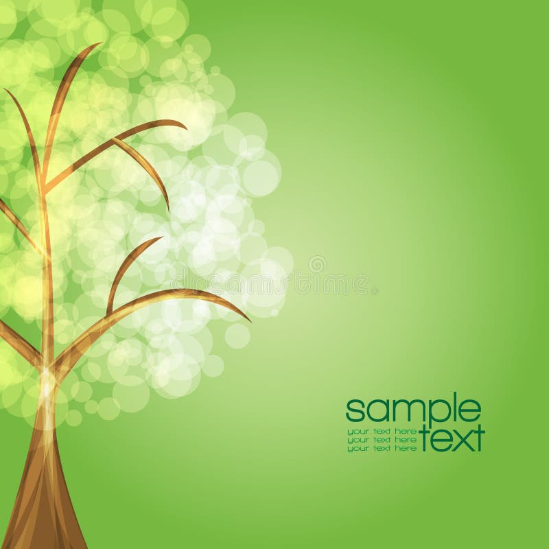 Árbol colorido ilustración del vector. Ilustración de arte - 14036359