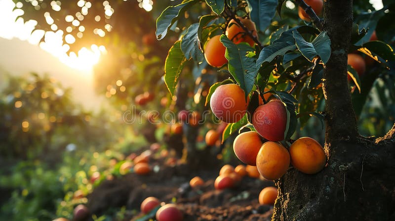 árbol de mango stock de ilustración. Ilustración de exterior - 302091391