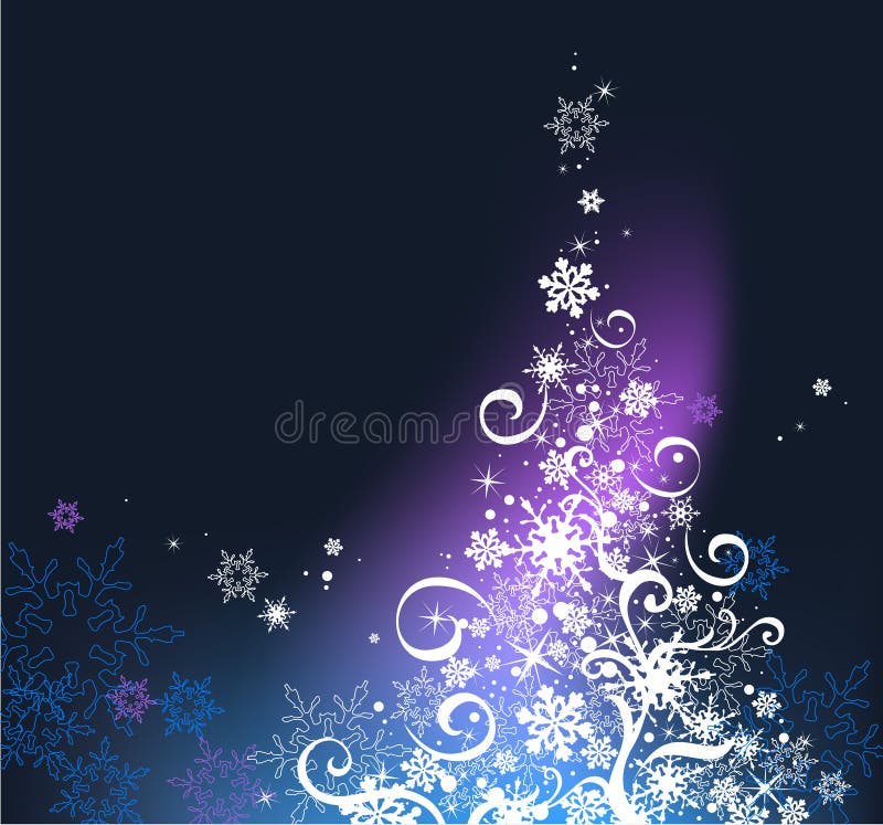 Árbol de navidad abstracto ilustración del vector. Ilustración de ...