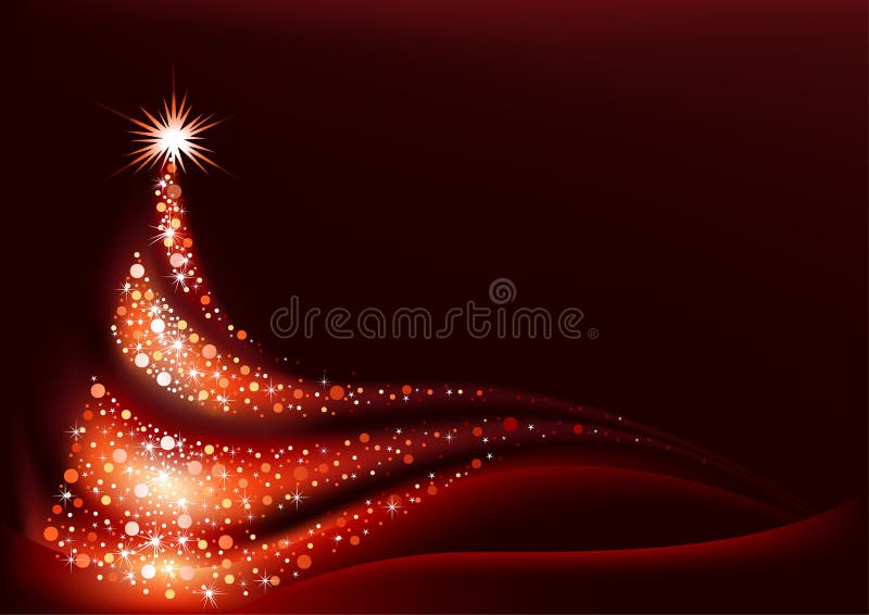 Árbol de navidad abstracto ilustración del vector. Ilustración de ...