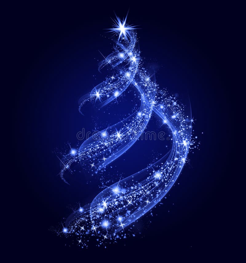 Árbol de navidad abstracto stock de ilustración. Ilustración de ...