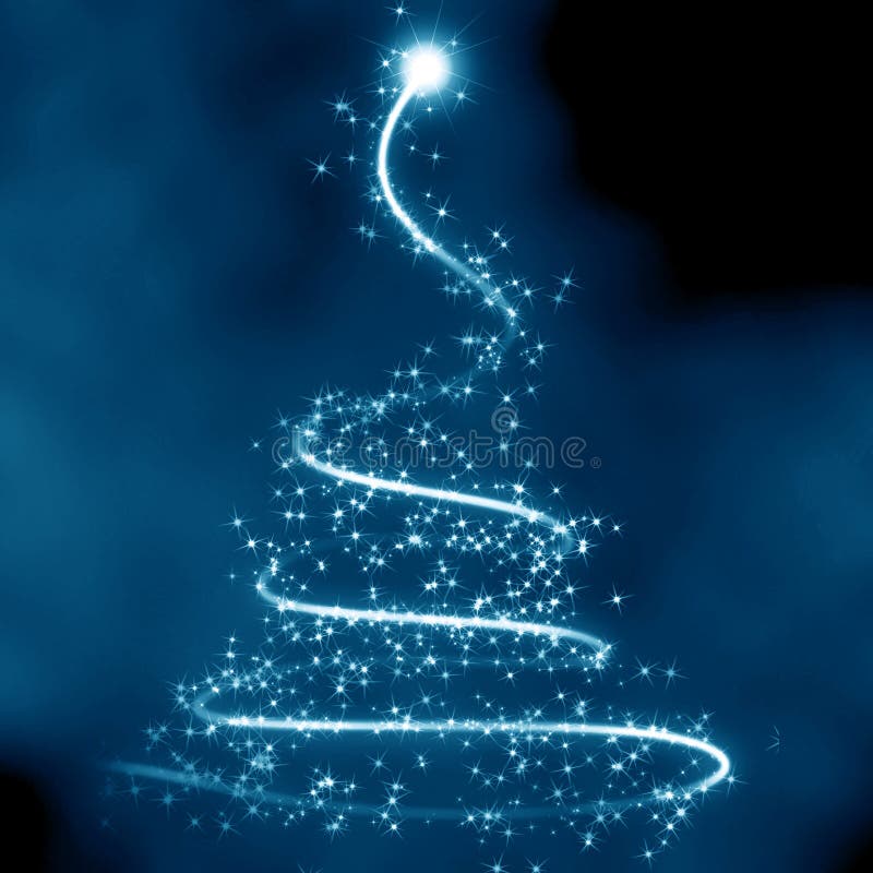 Árbol de navidad abstracto stock de ilustración. Ilustración de ...