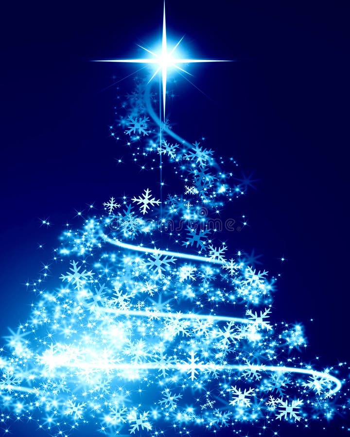 Árbol de navidad abstracto stock de ilustración. Ilustración de ...