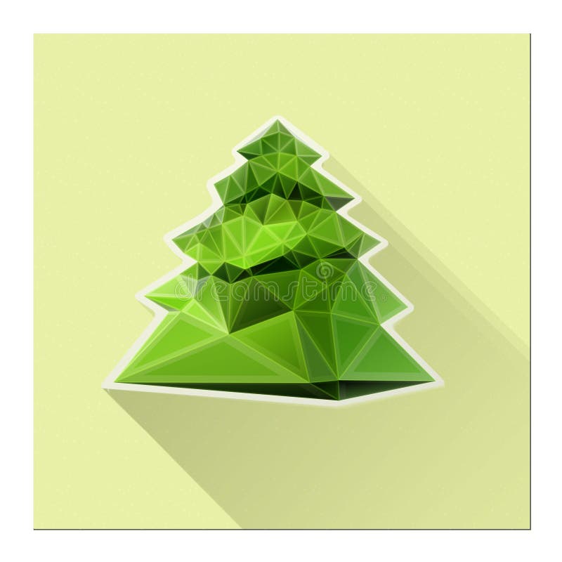 Árbol triangular ilustración del vector. Ilustración de diseño - 44199036