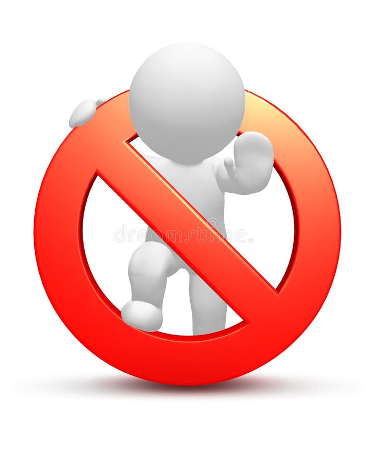Área interditado ilustração stock. Ilustração de restrito - 19364711