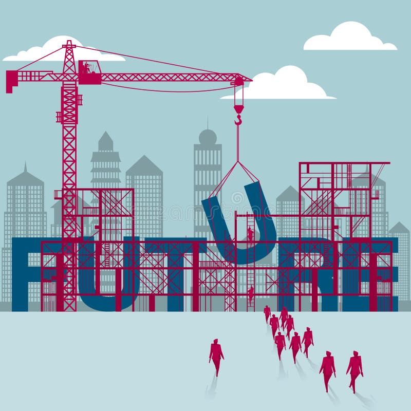 Building Future City stock vector. Illustration of playful - 20348789