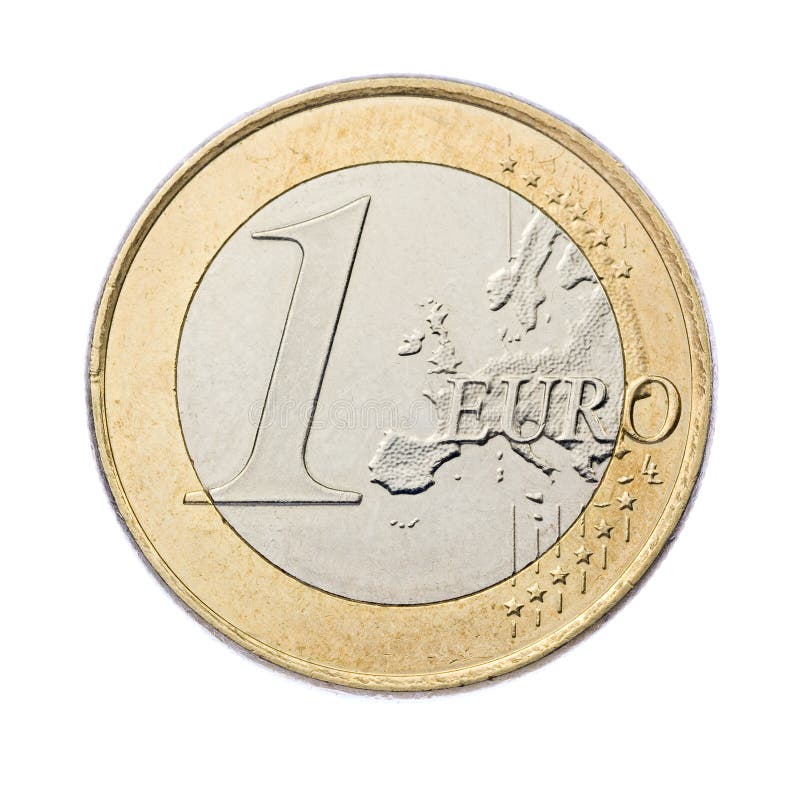 Euro Muntstuk Met Vraagteken Stock Afbeelding - Image of devaluatie ...