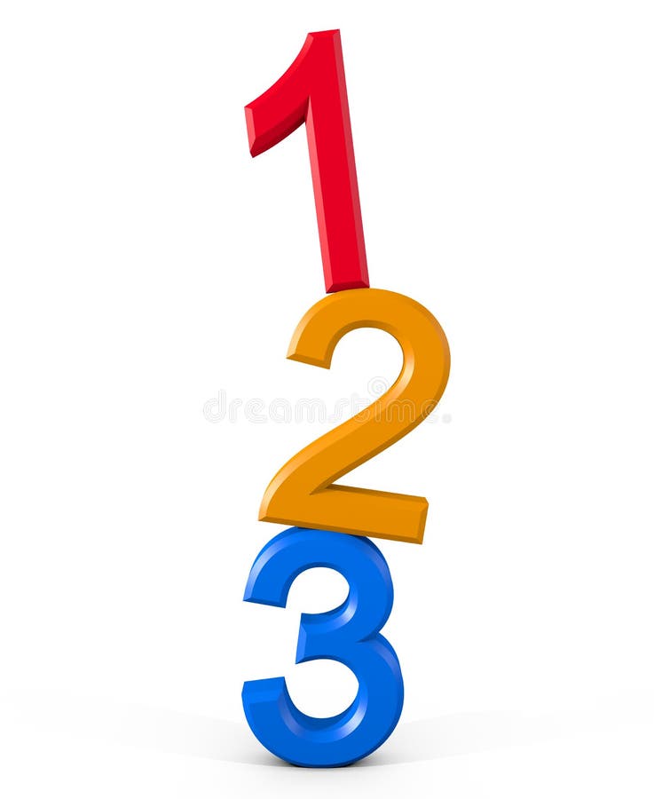 Pictogram 123 vector illustratie. Illustration of symbool - 693500