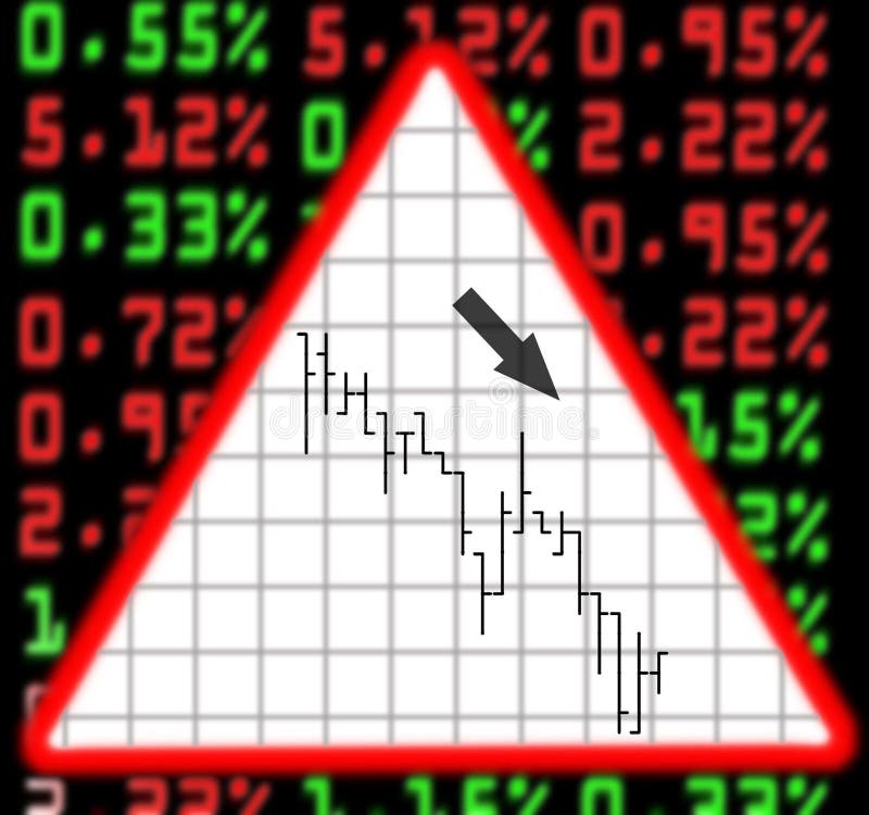 Diagramme De Marché Boursier Illustration Stock - Illustration du ...