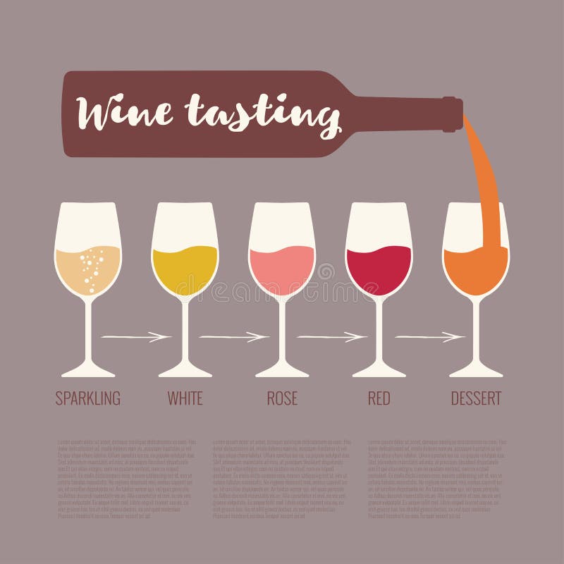 Échantillon de vin illustration de vecteur. Illustration du organique ...