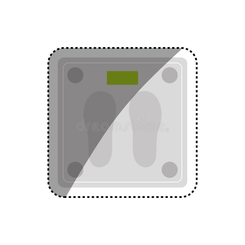 Échelle de poids corporel illustration stock. Illustration du loisirs ...